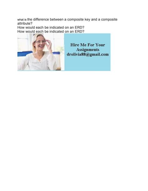 What Is The Difference Between A Composite Key And A Composite Attribu Pdf