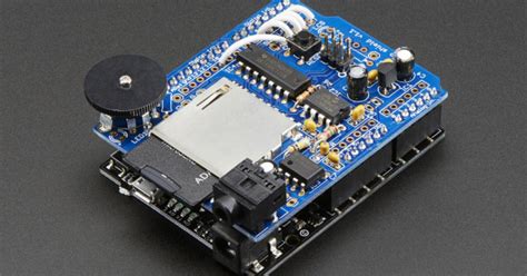 adafruit wave shield kit voor arduino kiwi electronics