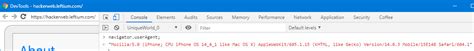 Ios Different Useragent On Same Devicebrowser For Different Domains
