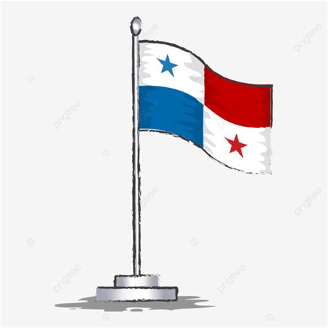 Panama Flag Vector Illustration Symbol Panama Flag Panama PNG And