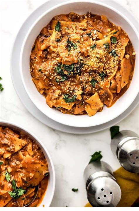 Tiktok Viral One Pot Lasagna Soup Recipe Creamy Twist On Classic