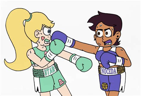 Boxing Match Star Butterfly Vs Luz Noceda 2 By Thitikornartist On