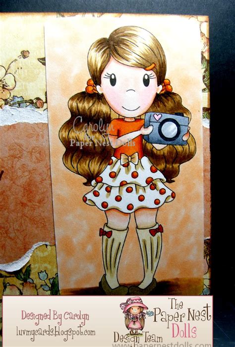 Luv My Cards Emma With Camera From Paper Nest Dolls