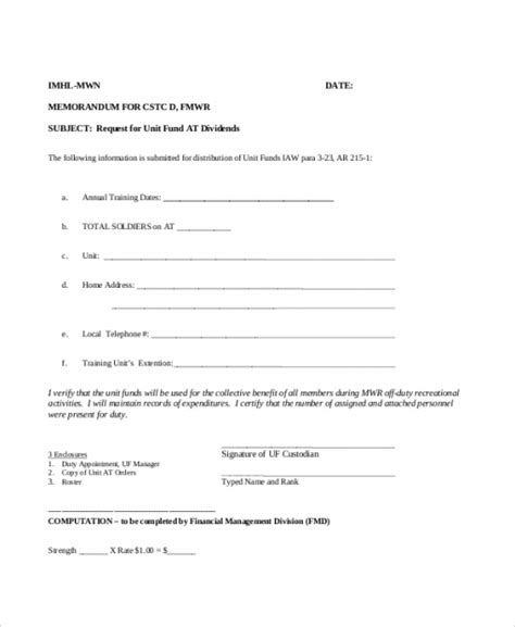 Professional Army Pubs Memorandum Template Doc Example Tacitproject