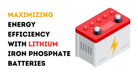 Lithium Iron Phosphate Batteries Maximiz Energy Efficiency