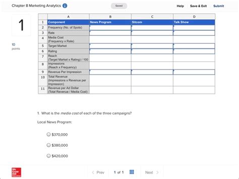 solved chapter 8 marketing analytics saved help save and exit
