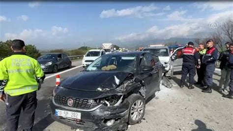 Anadolu Otoyolu nda zincirleme trafik kazası Son Dakika Haberleri