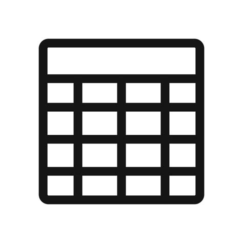 Table Layout Icon Set Data Organization Illustrations For Professional