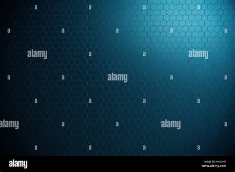 Abstract Background Of Futuristic Surface With Hexagons 3d Rendering