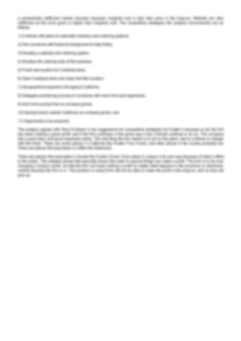SOLUTION Differentiating Between Market Structures Paper On Kudler