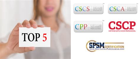 Top 5 Supply Chain Certifications