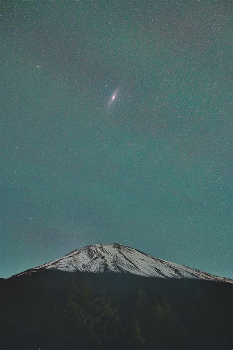 99865 ノクト星景富士山とM31 by takaoka 天体写真ギャラリー