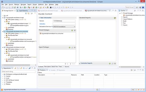 Using The Bndtools Remote Services Project Templates Eclipsepedia