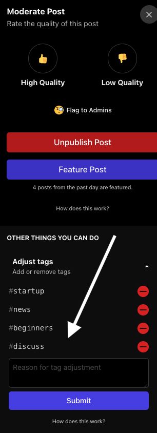 Improve Visibility Of Mod Panel Actions When In Dark Mode · Issue