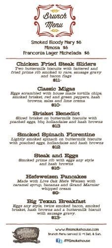 Fm Smoke House Rolls Out New Weekend Brunch Menu Starring Beer Pancakes