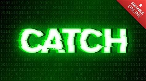 Catch Hack Style Text Effect Generator