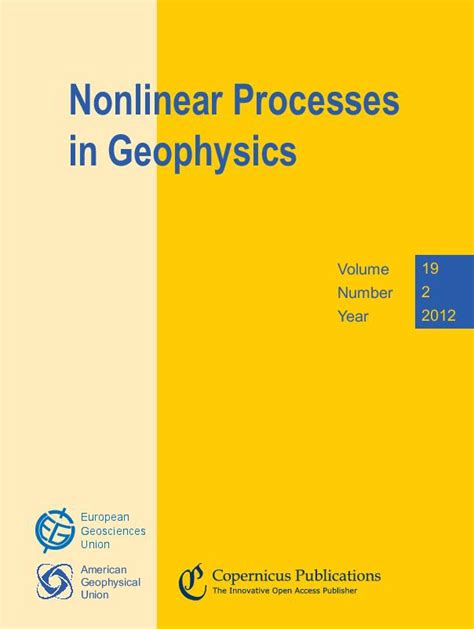 Nonlinear Processes In Geophysics Becomes Interactive Nonlinear Processes In Geophysics Npg