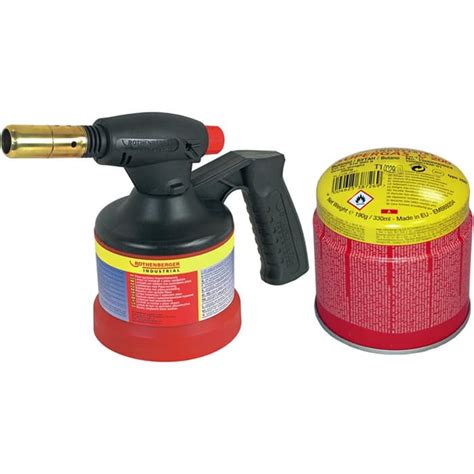 Rothenberger RoFlame Lötlampe Piezo Zündung inkl C200 Kartusche