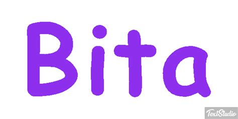 Bita Name Animated  Logo Designs