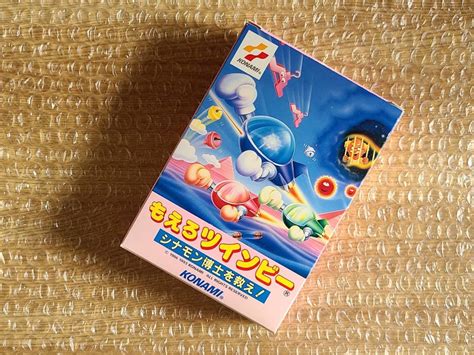 【傷や汚れあり】説明必読 もえろツインビー シナモン博士を救え！ ファミコン Fc レトロ ゲーム レア 希少 任天堂 コナミ Konamiの