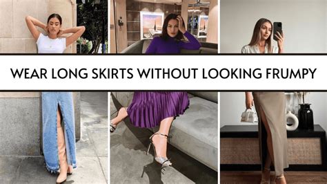 How To Wear Long Skirts Without Looking Frumpy Tips And Fits