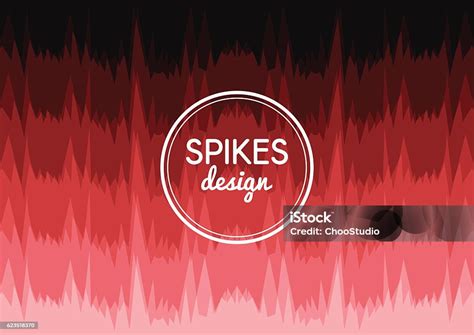 Vector Background Sharp Spikes Stock Illustration Download Image Now Abstract Asymmetry