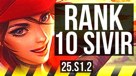 SIVIR Tahm Kench Vs EZREAL Pyke ADC Rank 10 Sivir 6 4 14 BR
