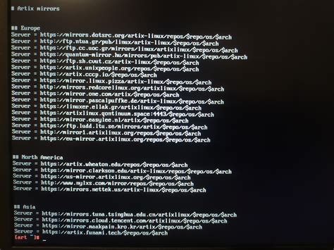 Fresh Artix Install Cant Download Packages R Artixlinux