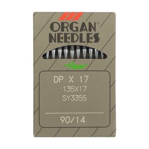 Иглы для пром. шв. машин "ORGAN" DP*17 10 шт. №090 купить за 393,00 ₽ в ...