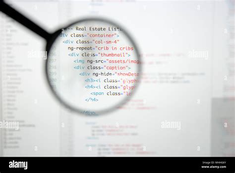 Du Vrai Code Html Lélaboration Décran Flux De Travail Programmation