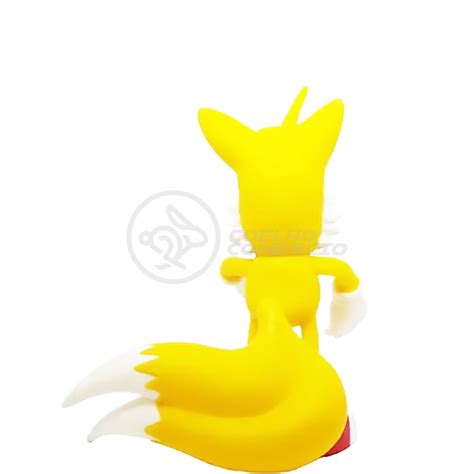 Boneco Action Figure Tails Articulado Grande Super Size 23cm Sonic