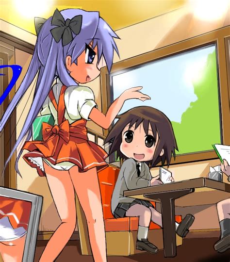 Hiiragi Kagami Izumi Konata Sonya And Oribe Yasuna Lucky Star And More Drawn By T Danbooru