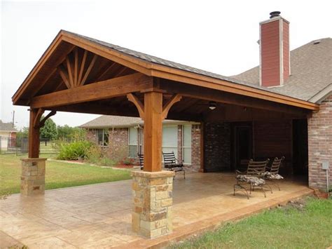 Full Gable Entry Idea Patio Roof Covered Patio Carport Designs