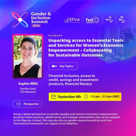 Sophie Mills At Gender And Inclusion Summit Fsd Network Posted On The