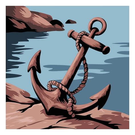 Anchor Vector Clipart Icon Premium Ai Generated Vector