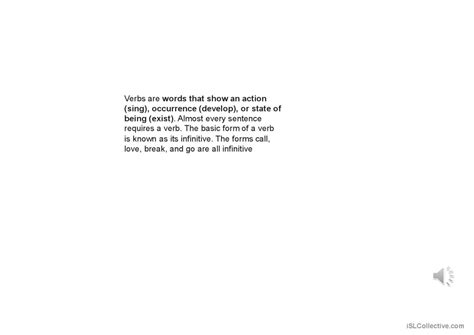 Differentiate Between Verb Noun Subj English Esl Powerpoints