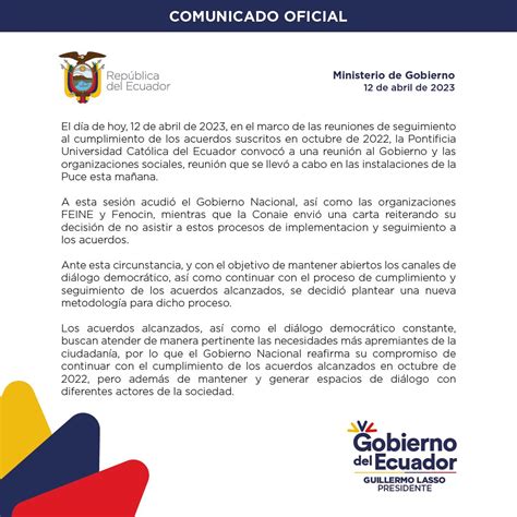 Ministerio de Salud Pública on Twitter RT MinGobiernoEc El