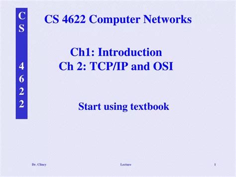 Ppt Ch1 Introduction Ch 2 Tcpip And Osi Powerpoint Presentation