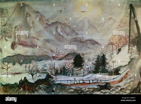 Diente De Medio Dia 1909 Author Kokoschka Oscar Location Museum Of Fine Arts Zurich