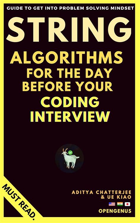 String Algorithms For The Day Before Your Coding Interview
