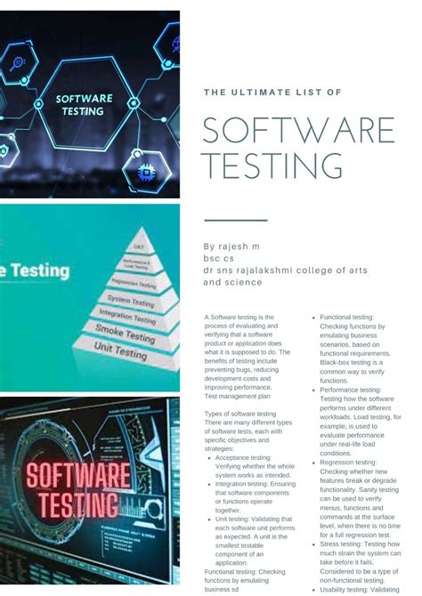 rajesh m on linkedin softwaretesting snsinstitutions snscolor