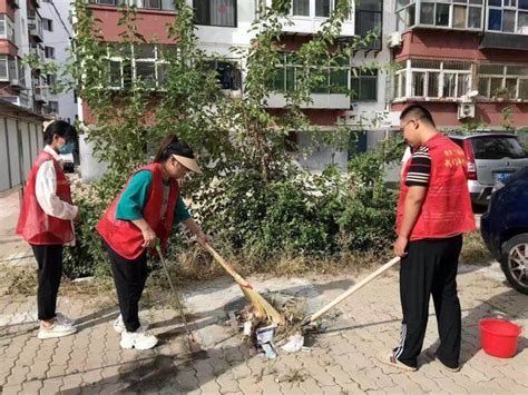 清洁城市面容 擦亮文明底色 进行 辖区 第二社区