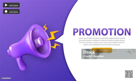 3d 보라색 확성기와 홍보 텍스트가 있는 밝은 웹 배너 모형 구인 중에 대한 스톡 벡터 아트 및 기타 이미지 구인 중 3차원 형태 Advertising Week