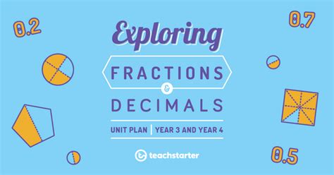Introduction To Decimals Lesson Plan Tenths Teach Starter