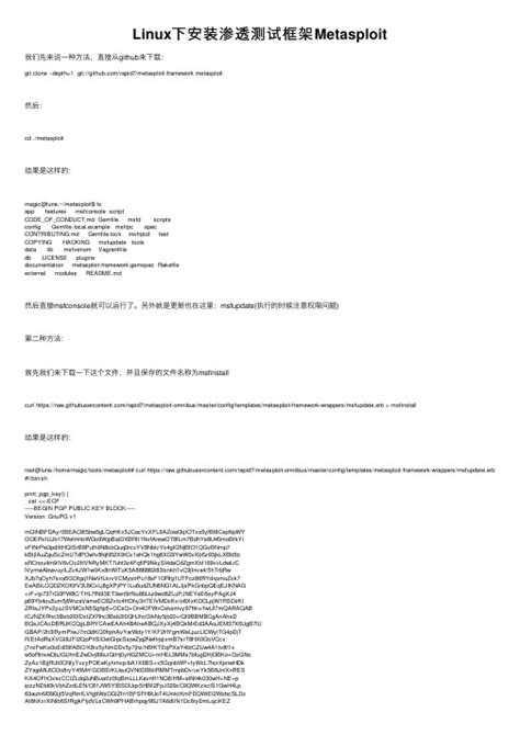metasploit framework 系列视频 第十一讲 文档之家
