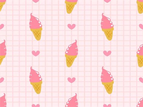 Premium Vector Girl Cartoon Character Seamless Pattern On Green