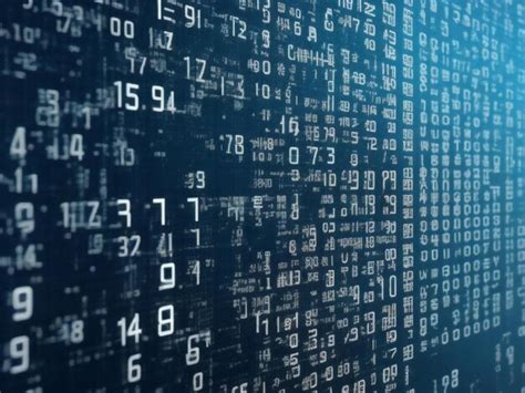 premium ai image technological background with binary number