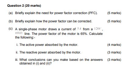 Solved Question Marks A Briefly Explain The Need Chegg