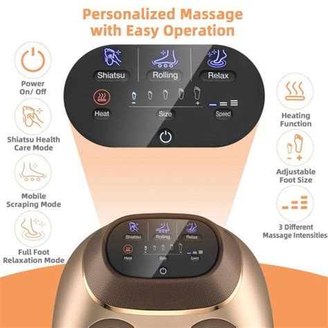 Luxury Shiatsu Full Foot Massager With Air Compression Antsll