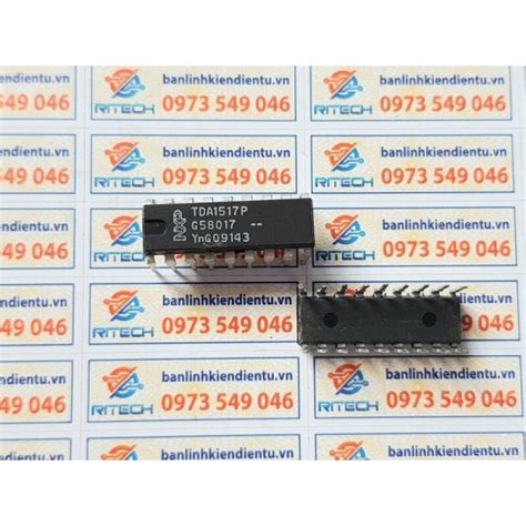 [ Combo 5 Chiếc ] Tda1517 Tda1517p Dip18 Ic Ampli 2×6w Hi Fi Stereo